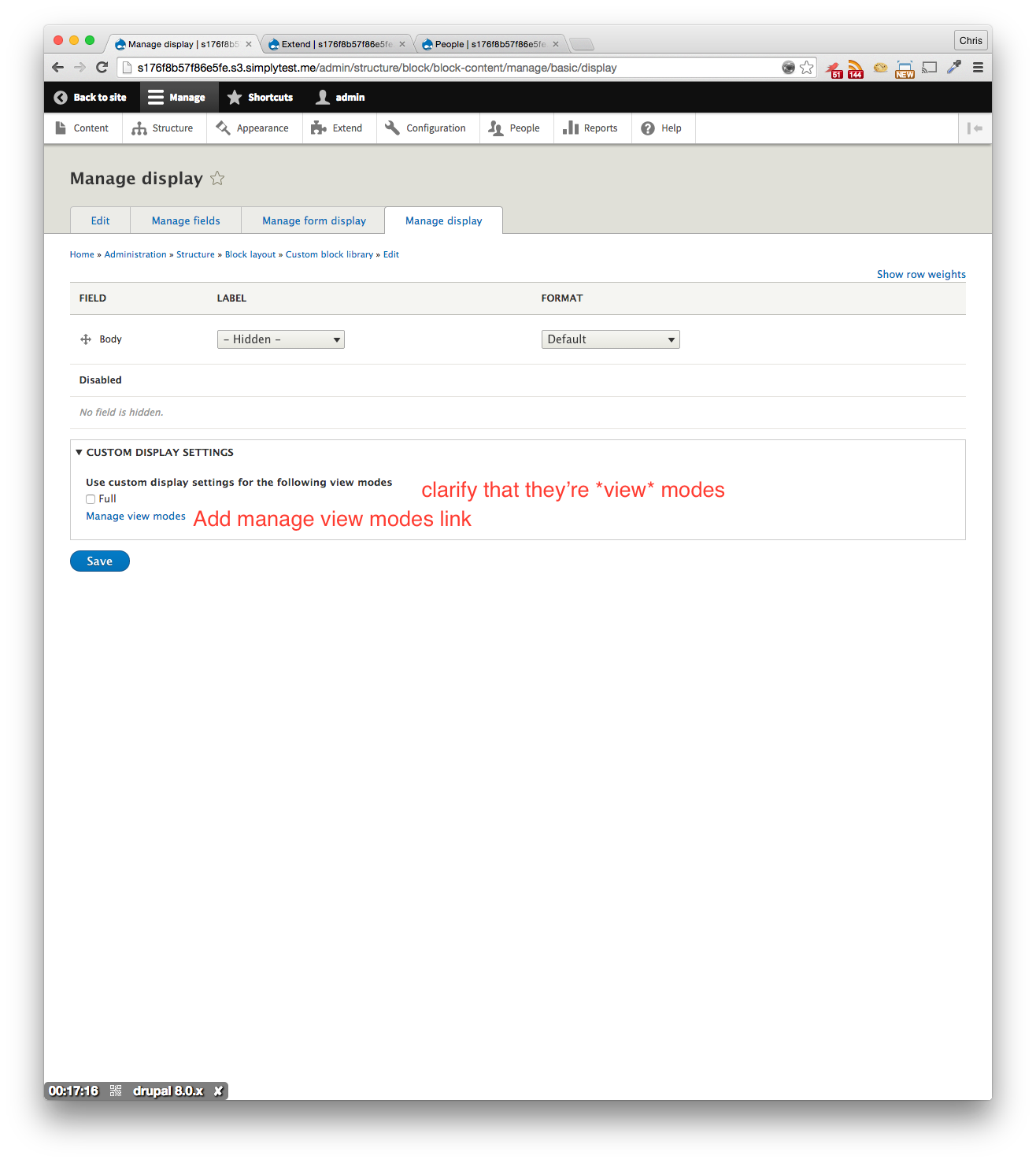 Increase discoverability of view modes [#2409591] | Drupal.org